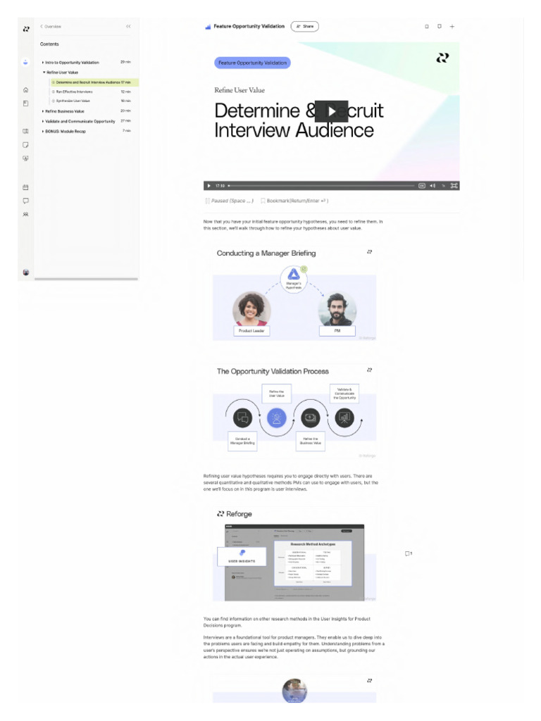 Determine and Recruit Interview Audience - Compressed | PDF