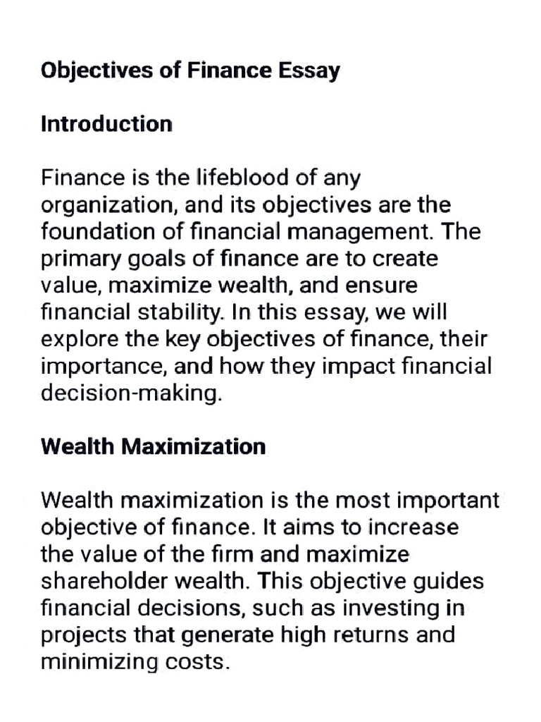 FM (Unit 1) | PDF | Investing | Risk