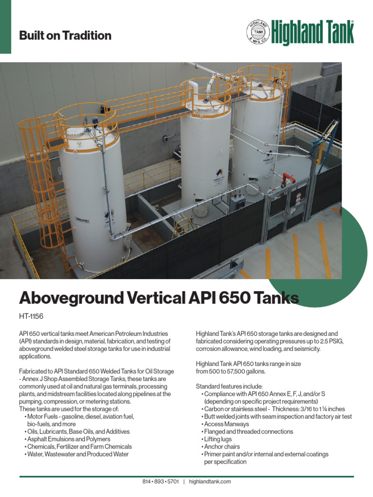 G LIT API-650-Tanks | PDF | Welding | Construction