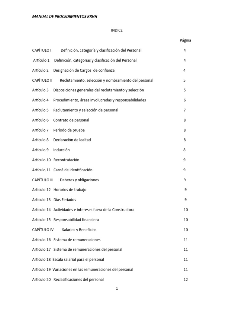 Mapro de Personal | PDF | Gestión de recursos humanos | Salario