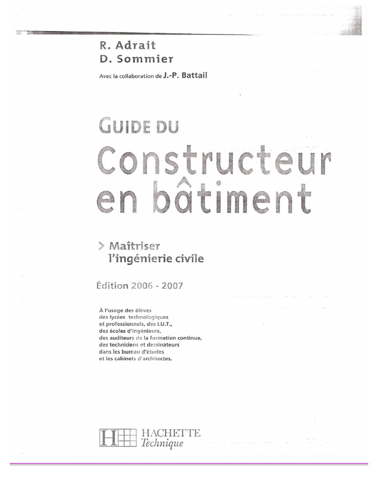 Guide Du Constructeur en Bâtiment | PDF