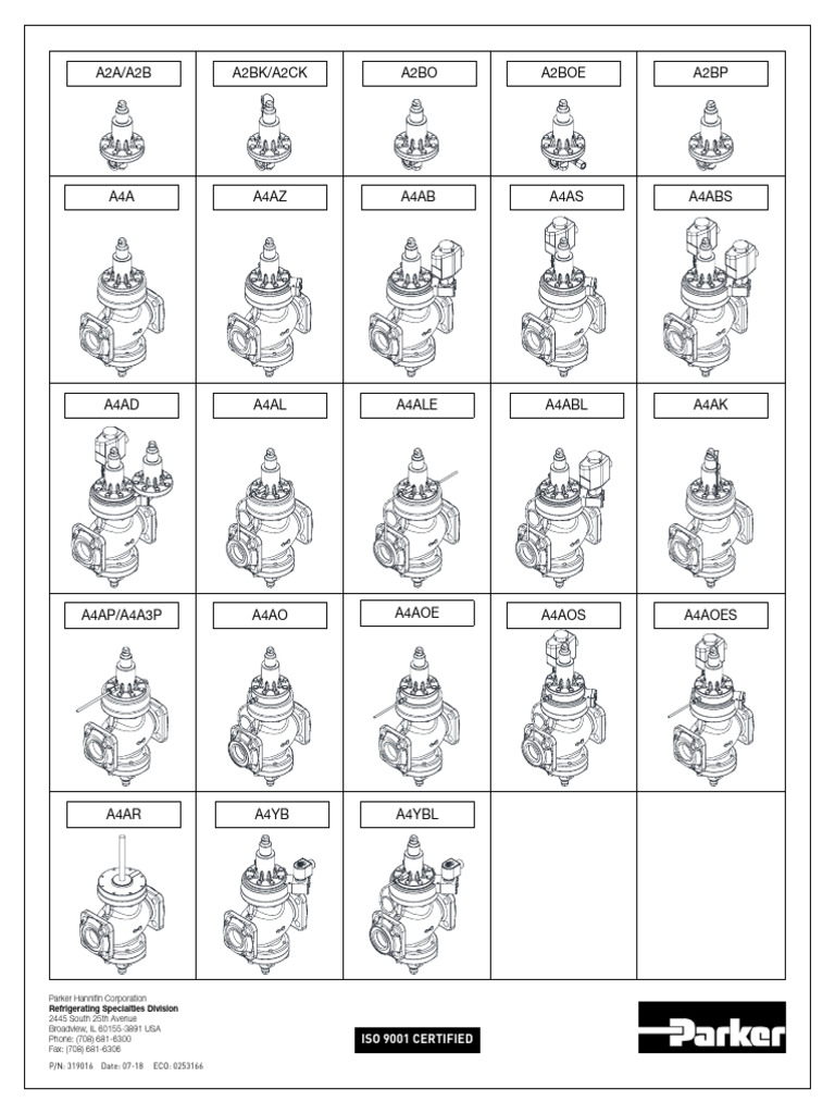 Installation Instructions - A2 A4 Series | PDF | Valve | Mechanical ...