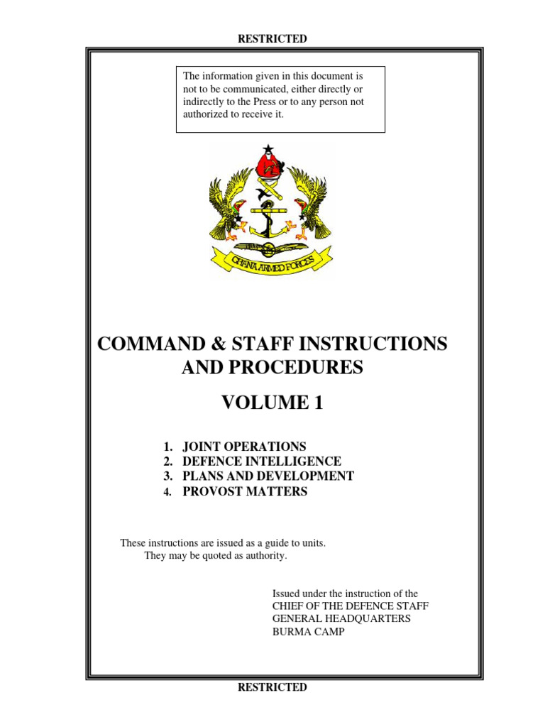 Csip Vol 1 (Jo Di PD PM) | PDF | Military Intelligence | Information