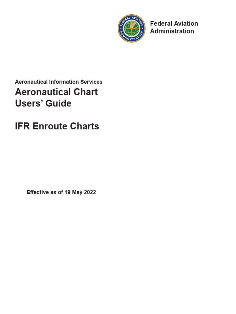Aeronautical Chart Users' Guide - IFR Enroute Charts | PDF | Instrument ...