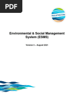 ESMP Guideline Final | PDF | Environmental Impact Assessment | Policy