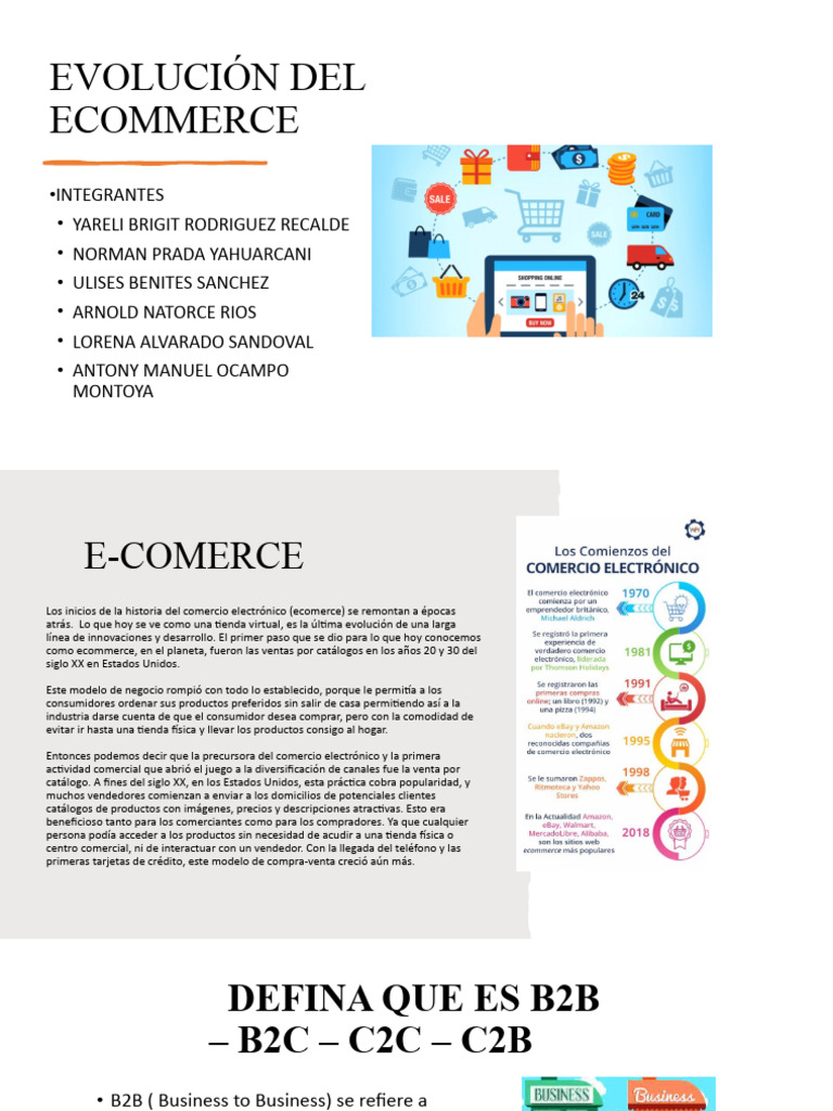 Evolución Del Ecommerce | PDF | Comercio electrónico | Las compras en línea
