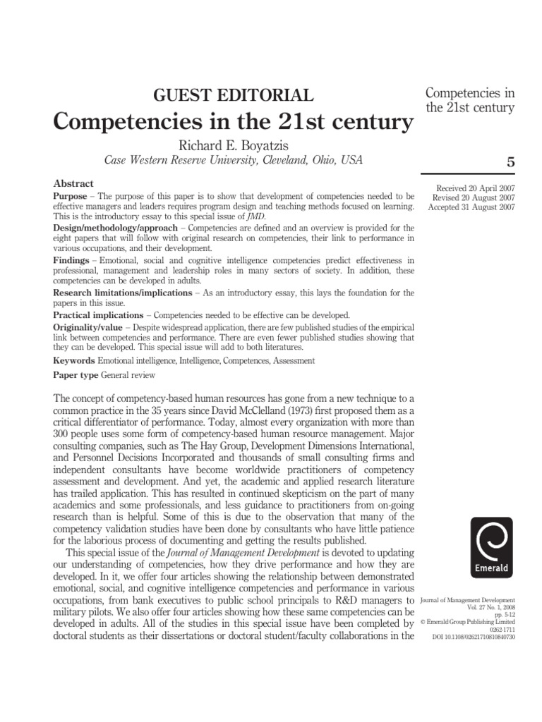 Competencies-in-the-21st-Century | PDF | Personality Psychology ...