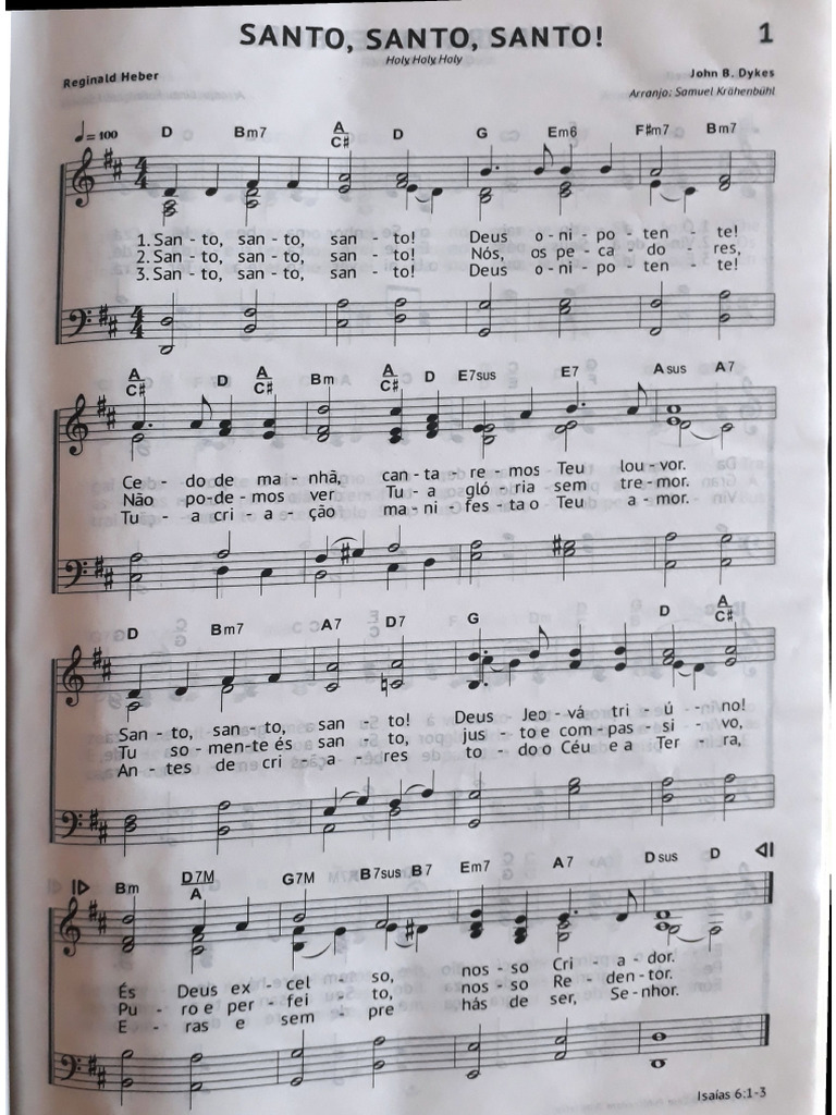 1 - Santo, Santo, Santo | PDF
