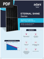 Adani 545W Solar Panel Datasheet | PDF | Solar Power | Energy Harvesting