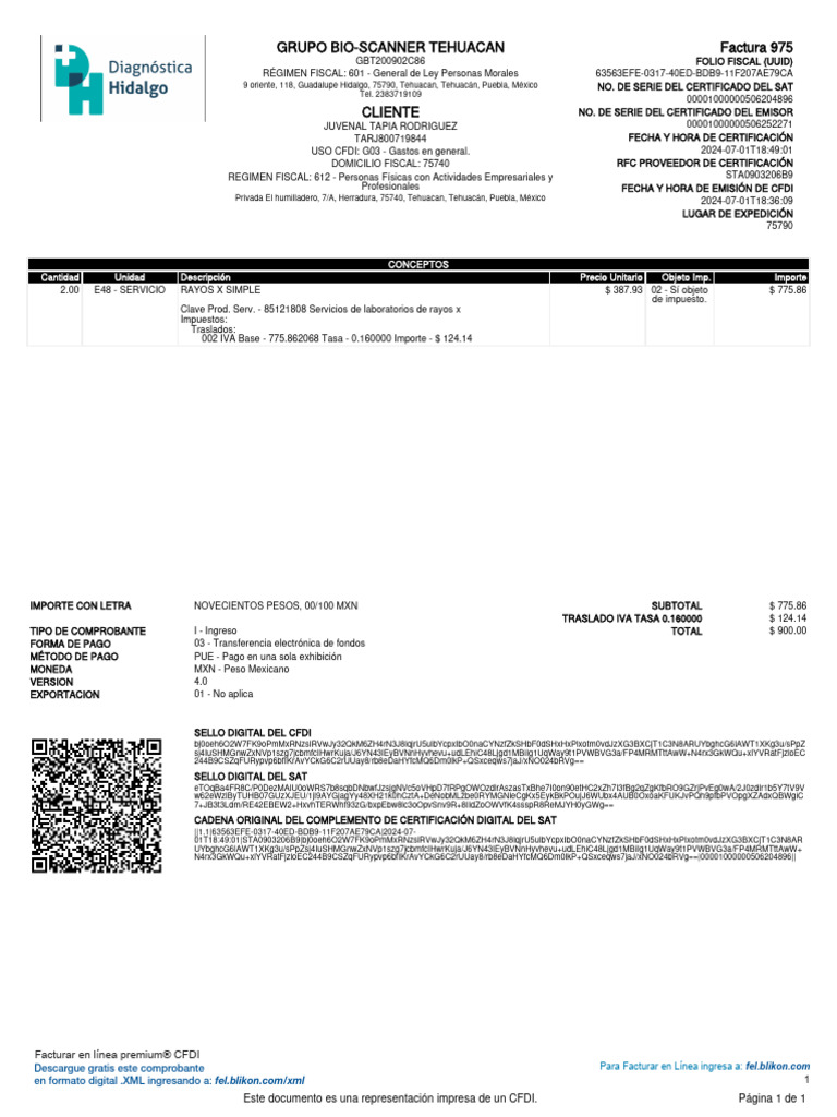 Juvenal Tapia Rodriguez | PDF | Dinero | Pagos