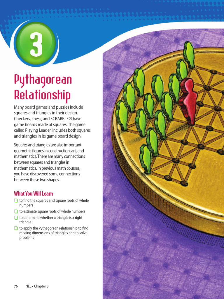 Ml8 - Chapter - 3 Unit 3 Pythagorean Relationship | PDF | Triangle | Area