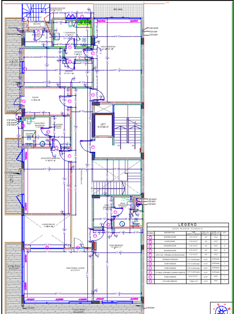 T.F - Brick Work Plan - 09!01!24 | PDF | Civil Engineering | Components