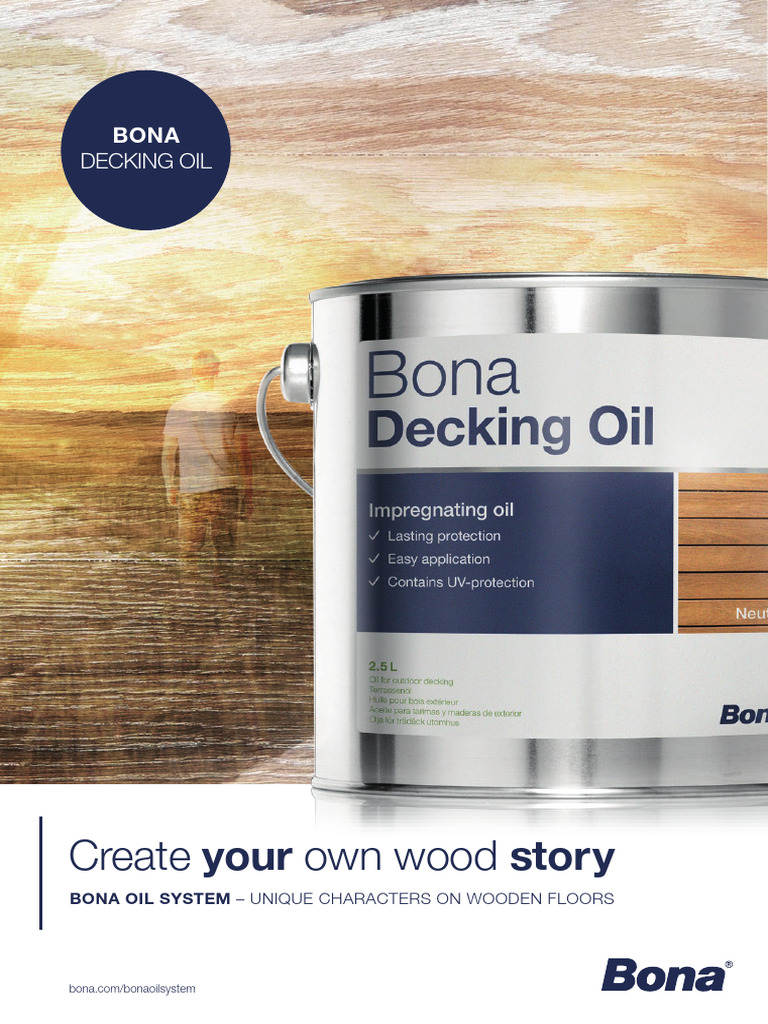 Bona Oil Offer Sales Sheet Decking Oil | PDF | Wood | Volatile Organic ...
