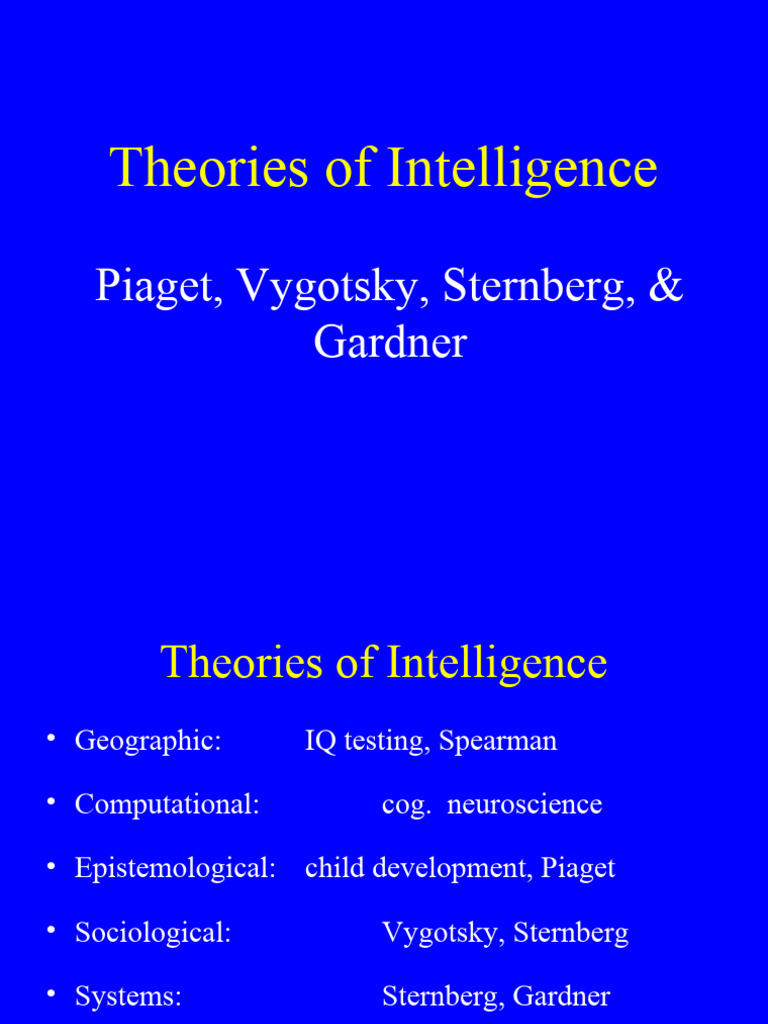 Intel Theory | PDF | Neuroscience | Liberal Arts Education
