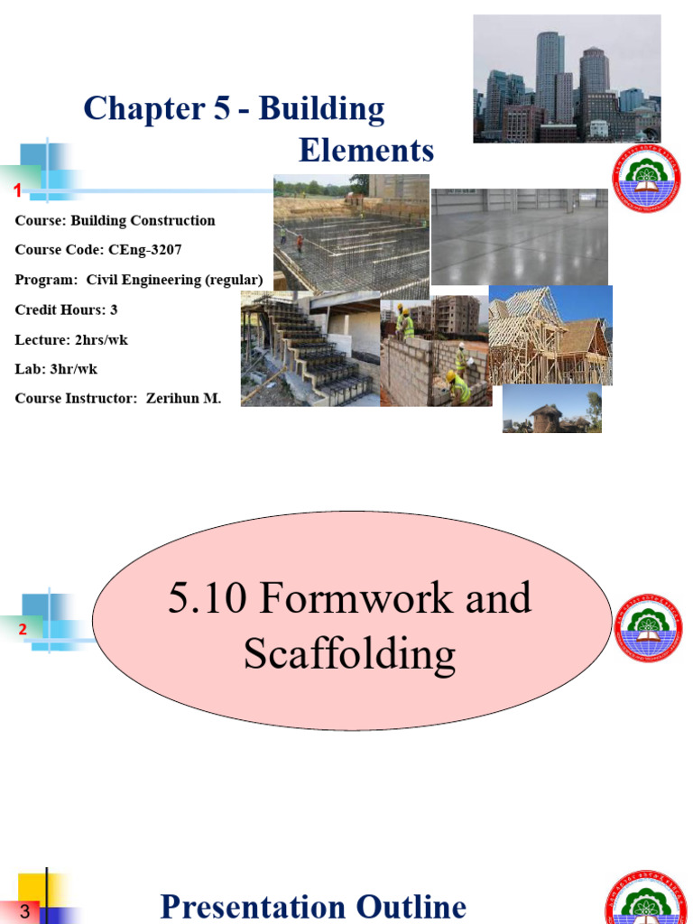 5.10 Formwork & Scaffolding | PDF | Concrete | Scaffolding