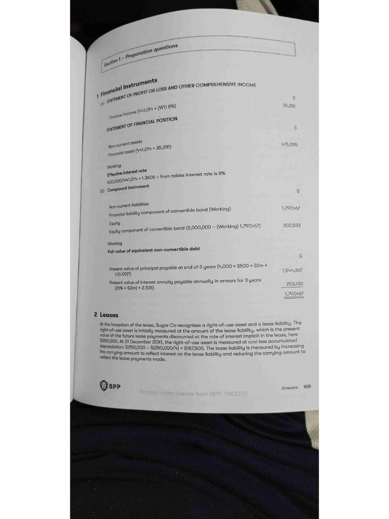 ACCA Answers Part 1 | PDF