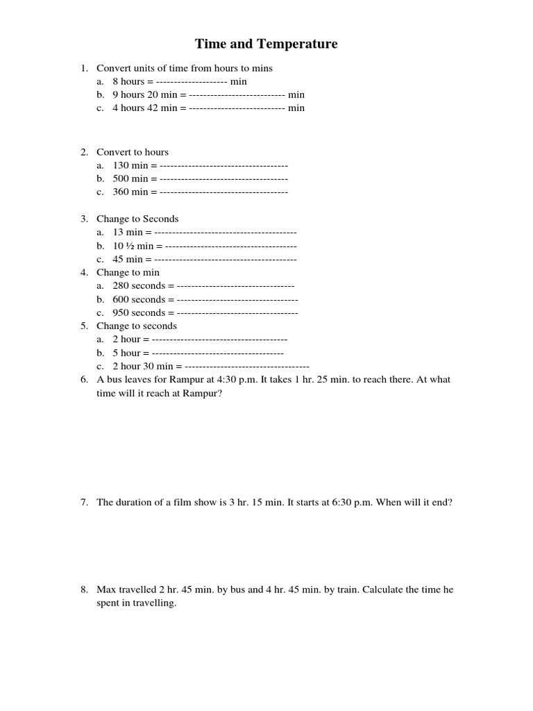 Time and Temperature | PDF | Temperature | Thermodynamic Properties