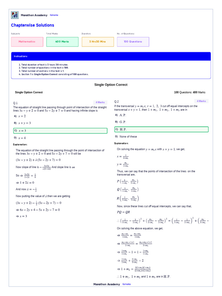 Point & Straight Line-Hints-6 | PDF | Triangle | Line (Geometry)