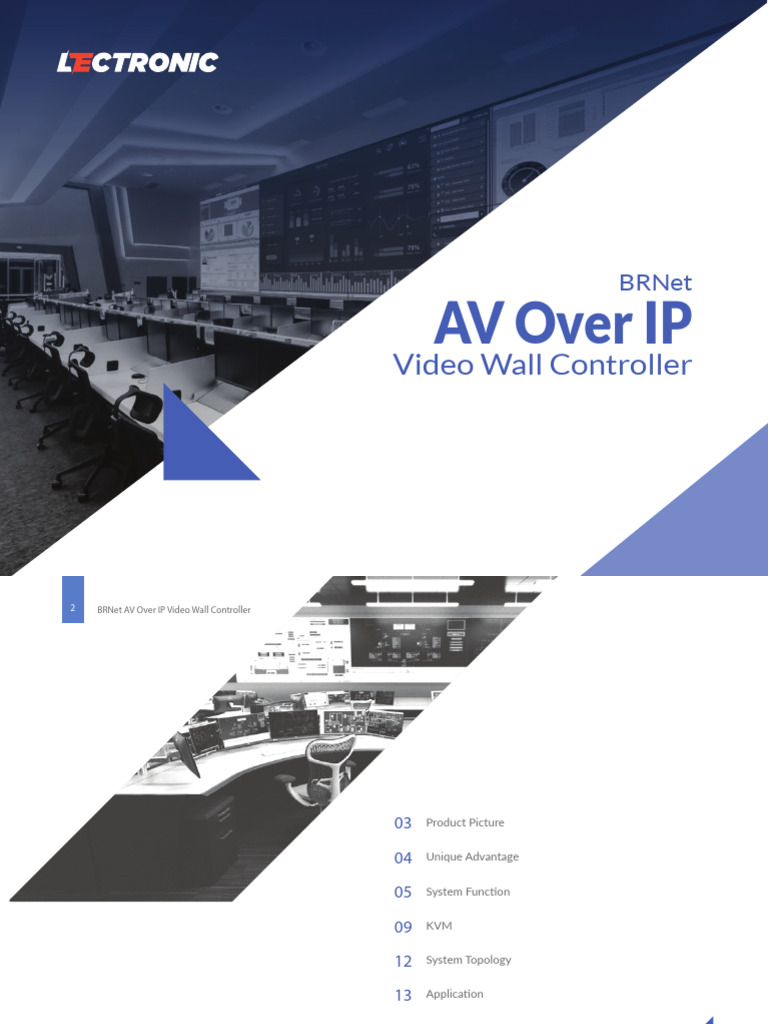 BRNet AV Over IP Video Wall Controller | PDF | Computers