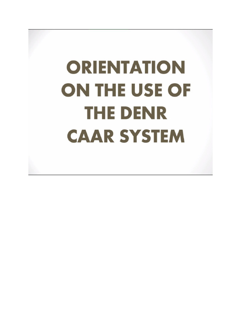 Notes Caar System | PDF