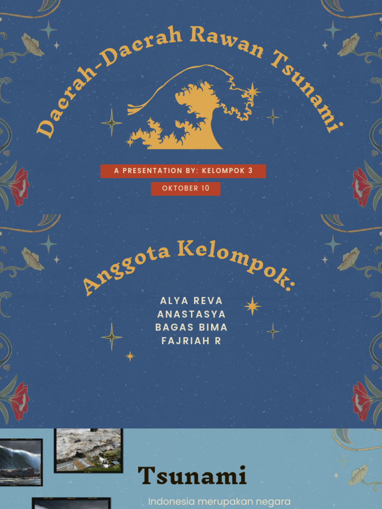 Kelompok 3 - Daerah-Daerah Rawan Tsunami - X Ips | PDF