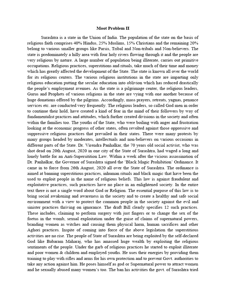 Problem Ii | PDF | Justice | Crime & Violence