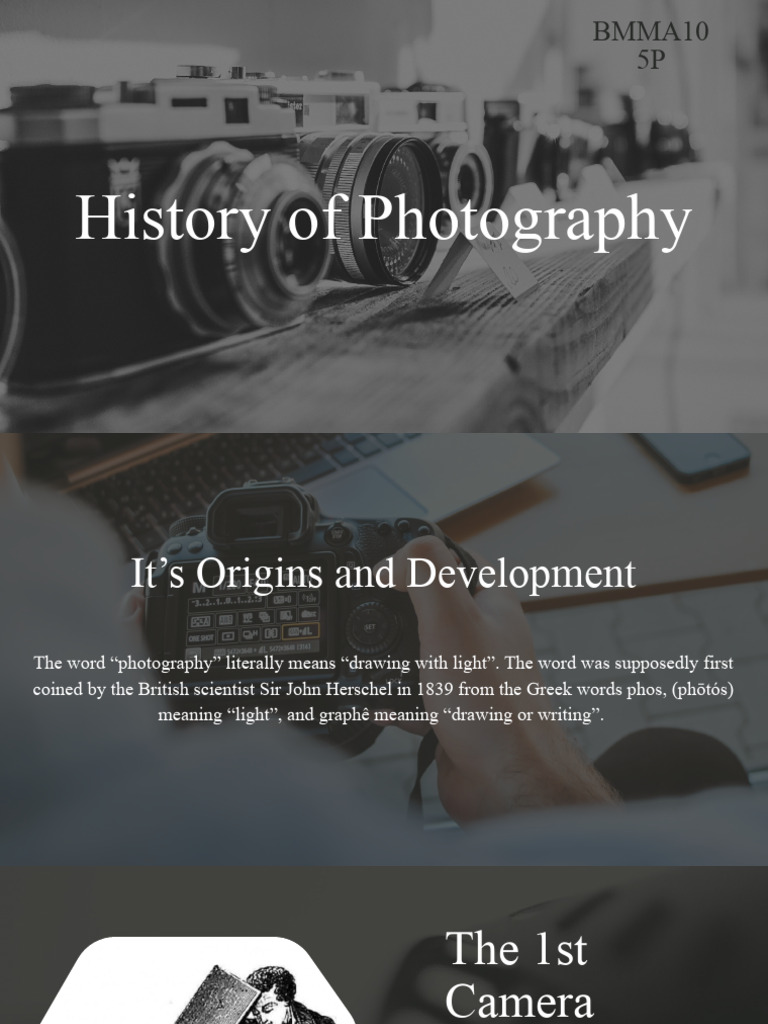 Evolution of Photography Timeline | PDF | Camera | Photography Equipment