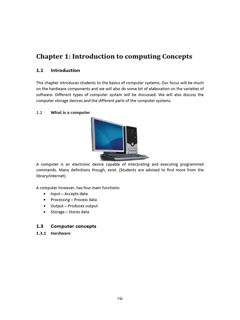 Chapter 1 | PDF | Computer Data Storage | Central Processing Unit