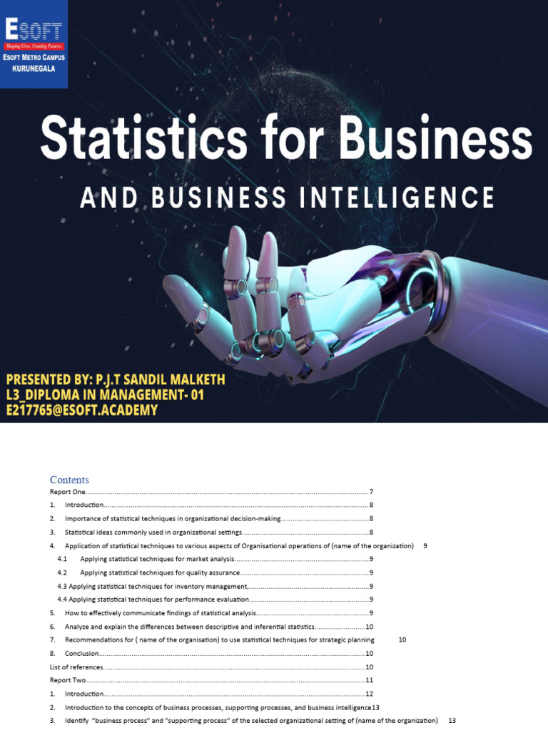 Kks | PDF | Business Intelligence | Statistics