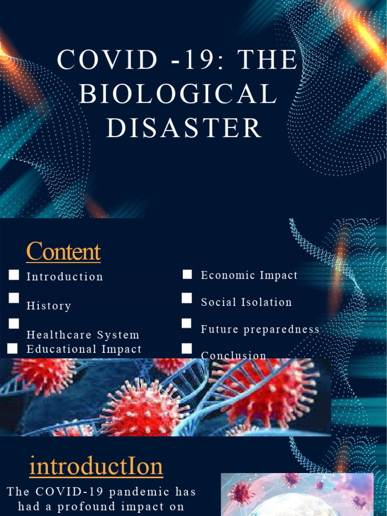 COVID-19 The Biological Disaster - PPTX 20240411 113037 0000 | PDF ...