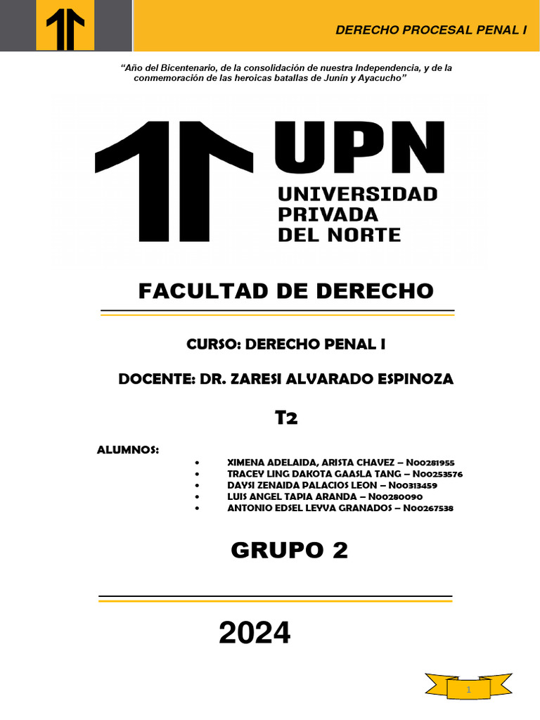 T2 Final | PDF | Judicaturas | Debido al proceso