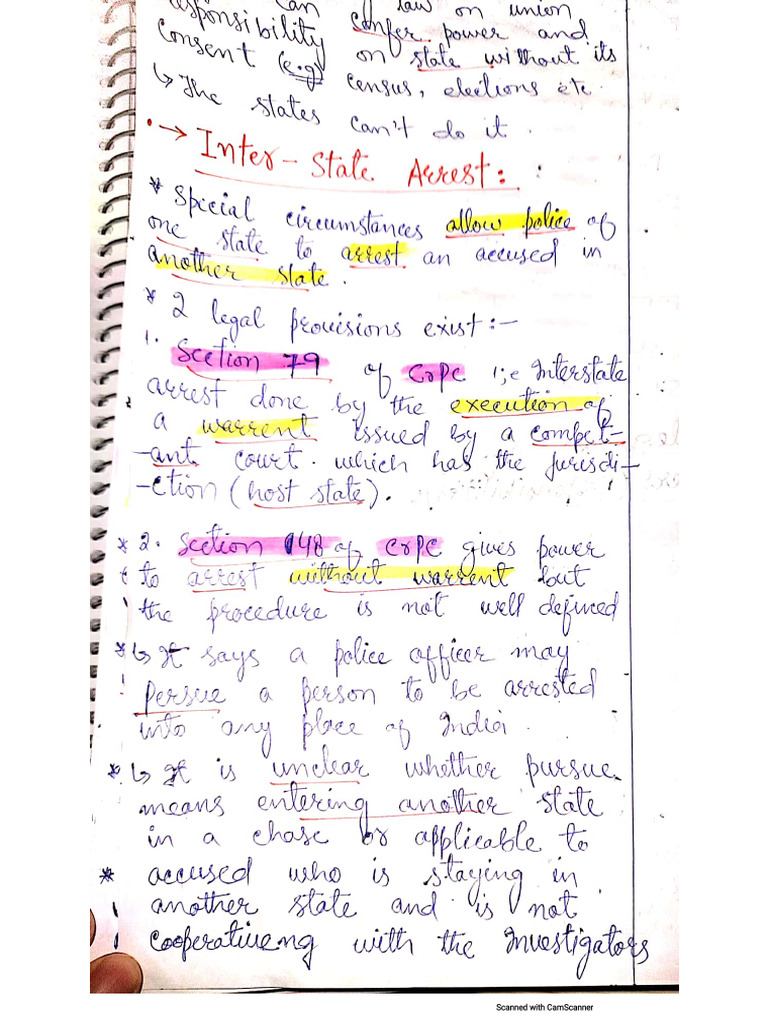 Inter state relations | PDF