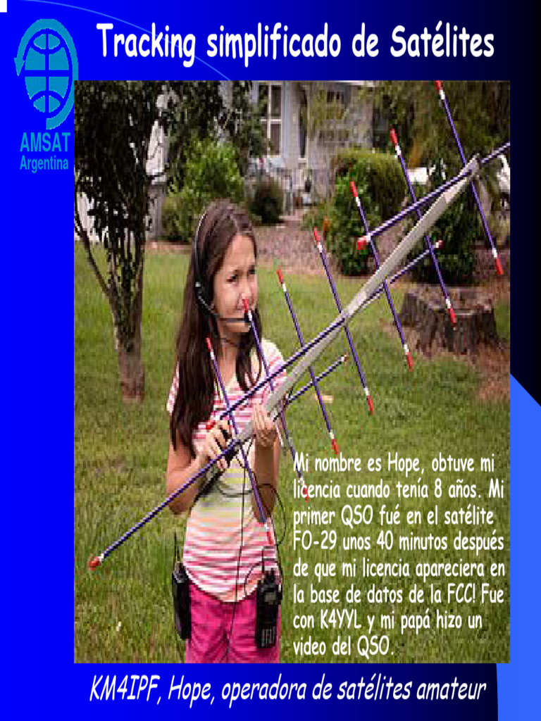 AATE AMSAT Tracking Simplificado de Satelites | PDF | Tableta ...