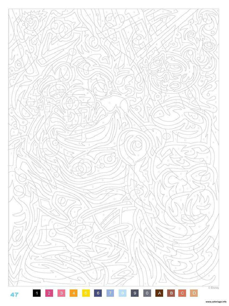 Coloriage Mystere Disney Les Grands Classiques Disney 2 Dessin Mystere ...