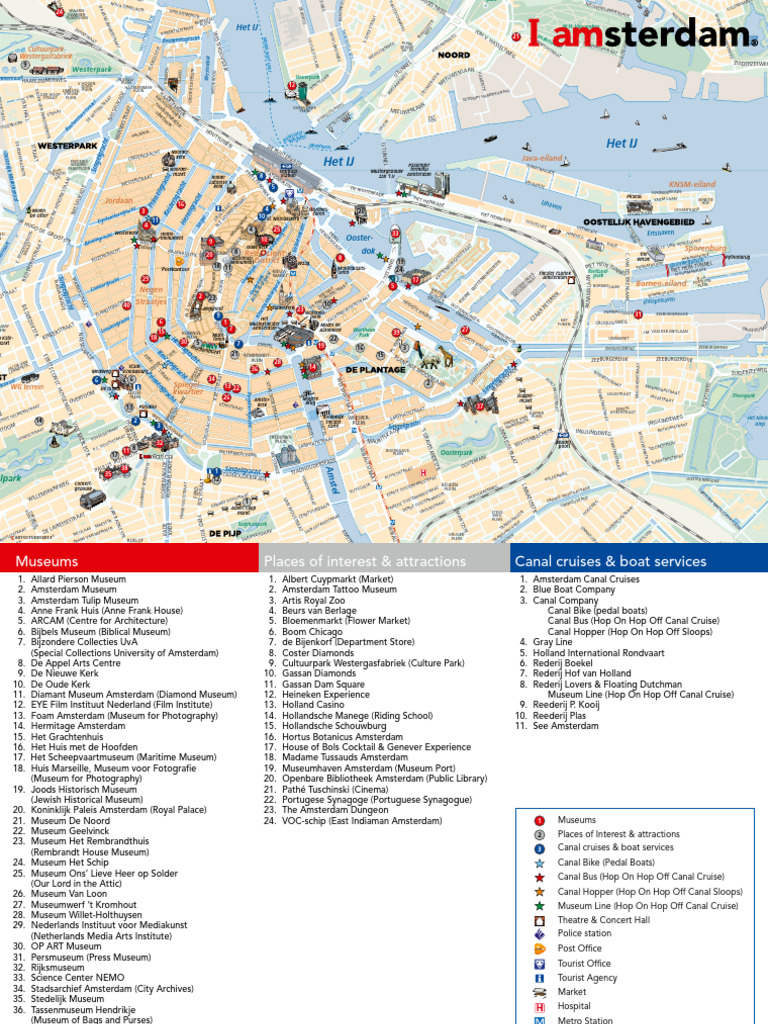 Carte Amsterdam 1 | PDF