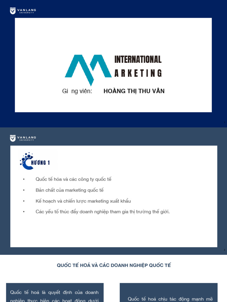 233_MKT QT_C1 TỔNG QUAN VỀ MKT QT | PDF