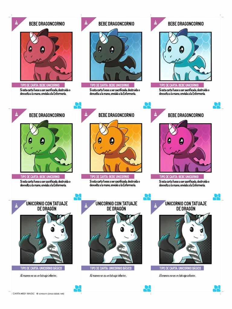 Unstable Unicorns (Esp) Sin Reglas | PDF