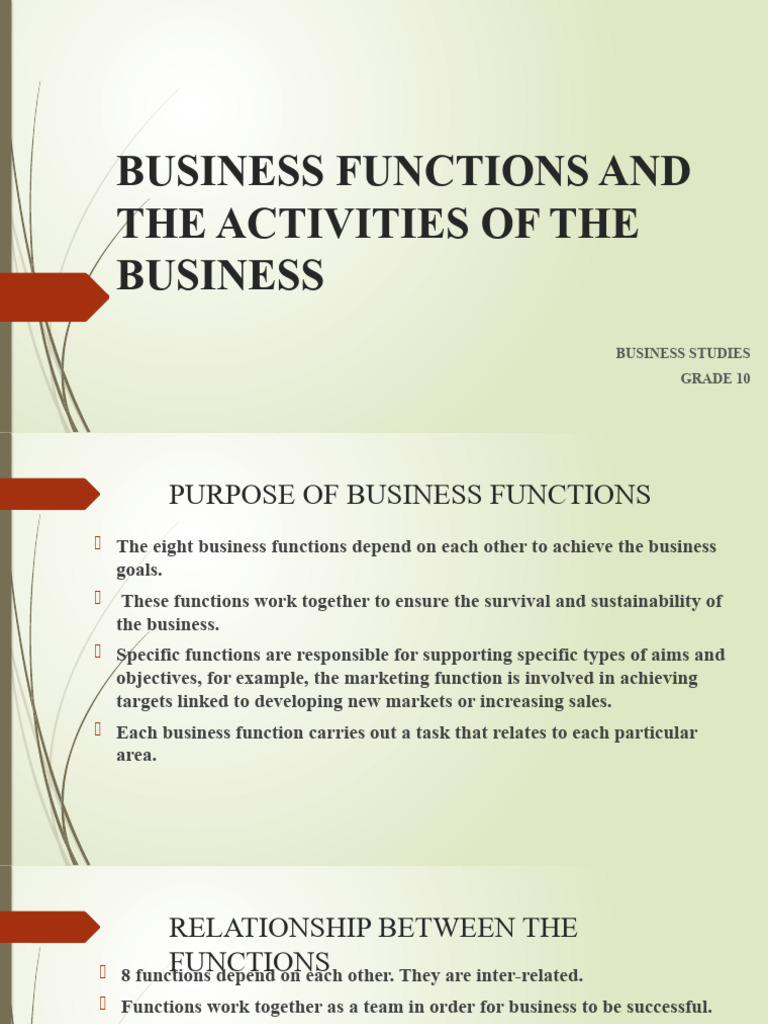 Chapter 2, Business Functions | PDF | Financial Capital | Investing