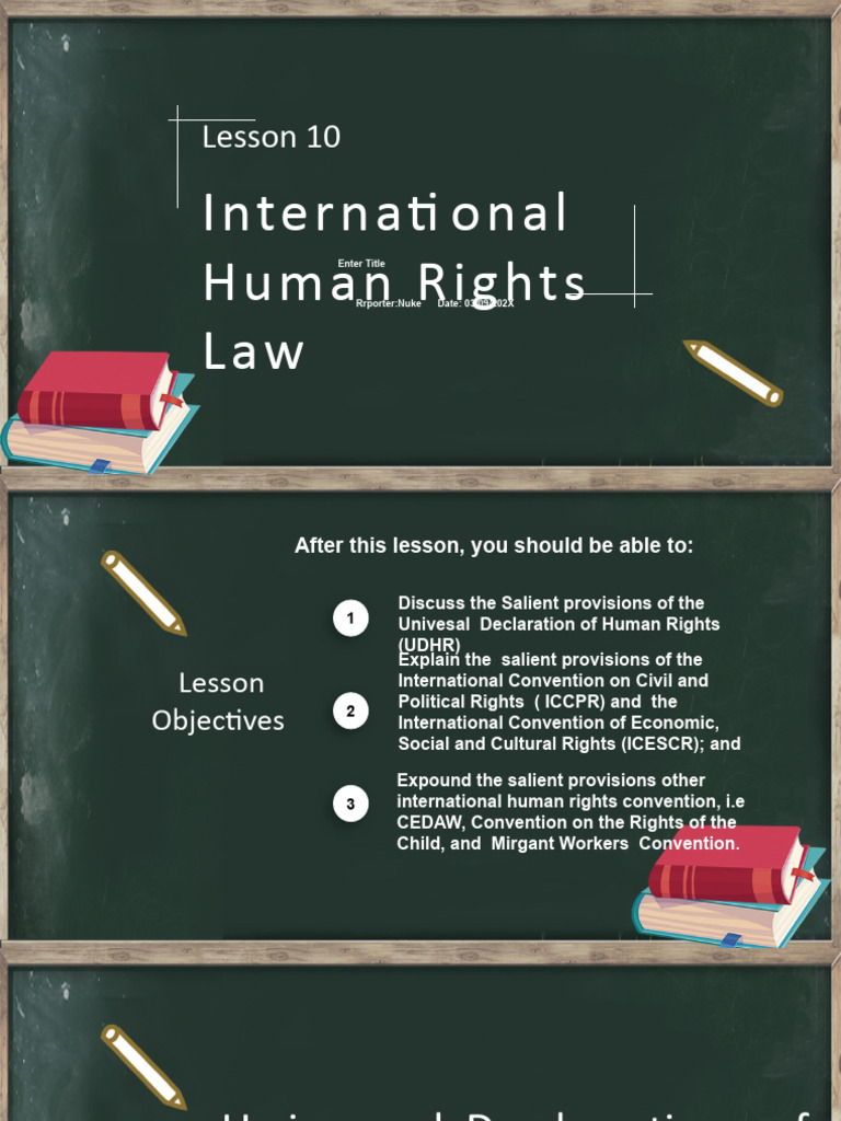 International Human Rights Law | PDF | Human Rights | International ...