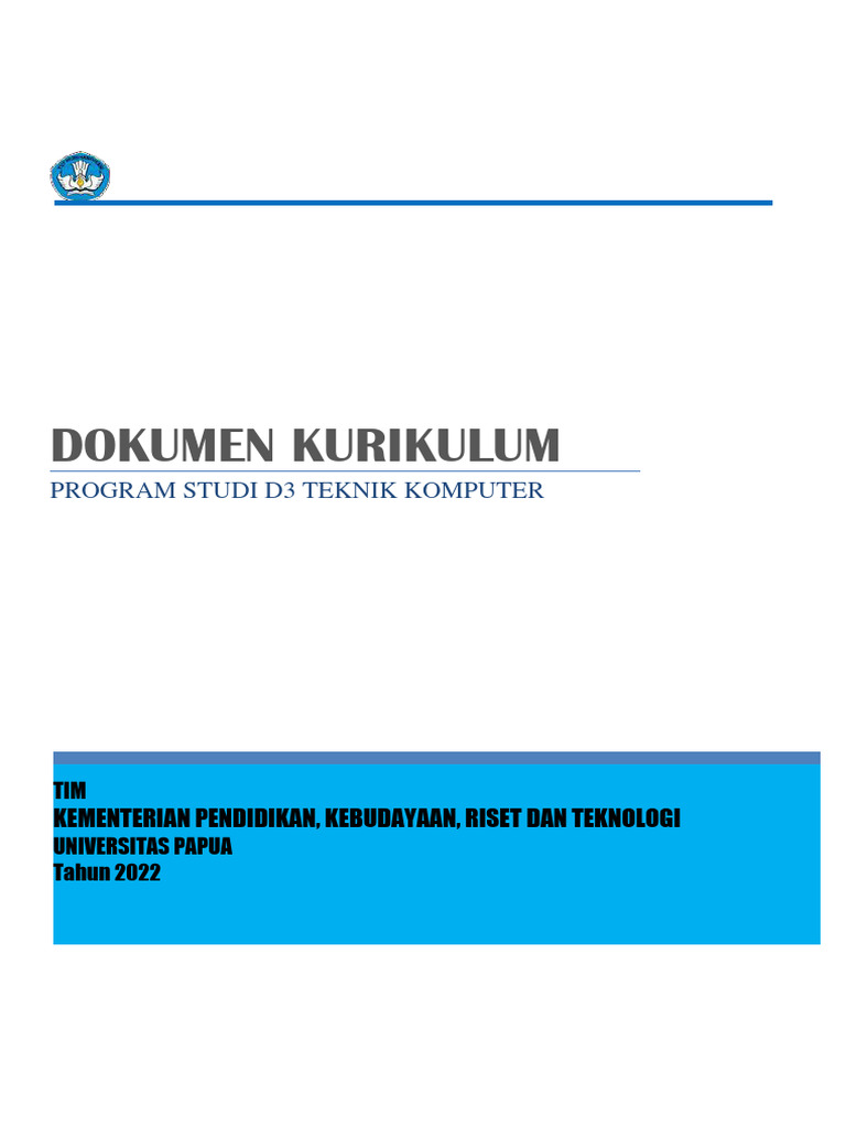 Dokumen Kurikulum MBKM Teknik Komputer | PDF | Karier & Perkembangan | Bisnis