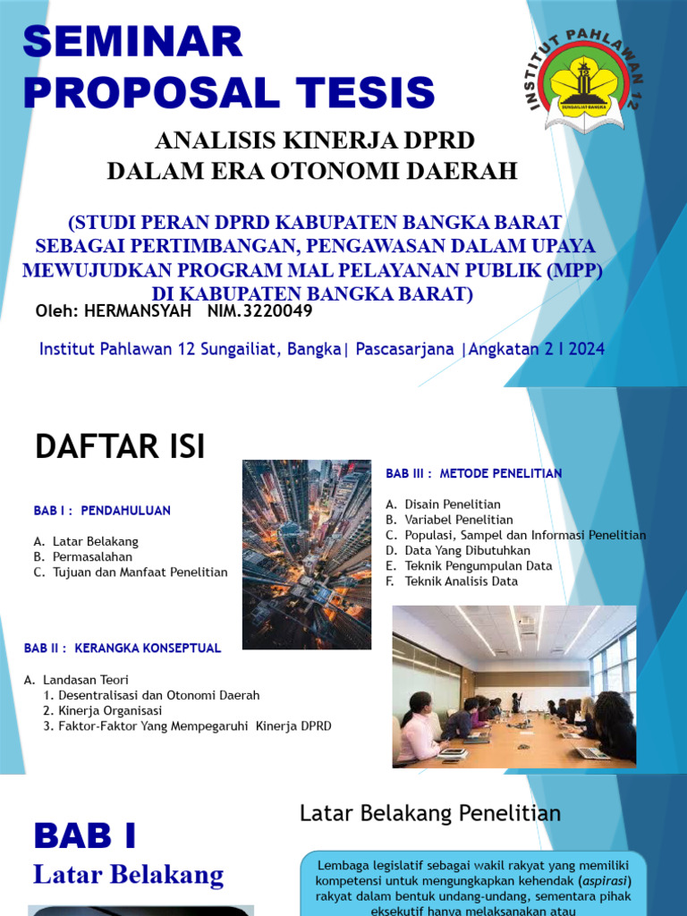 Proposal Tesis An. Hermansyah (NIM.3220049) - Edit | PDF