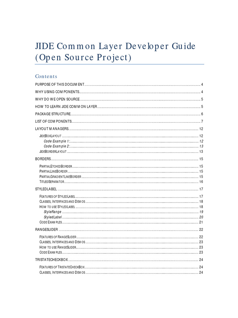 JIDE Common Layer Developer Guide | PDF | Dialog Box | Interface (Computing)