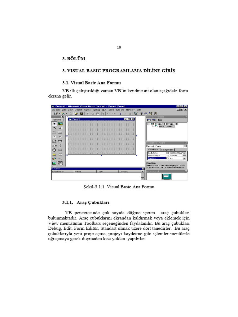 Visual Basic Programlama Di̇li̇ne Gi̇ri̇ş | PDF