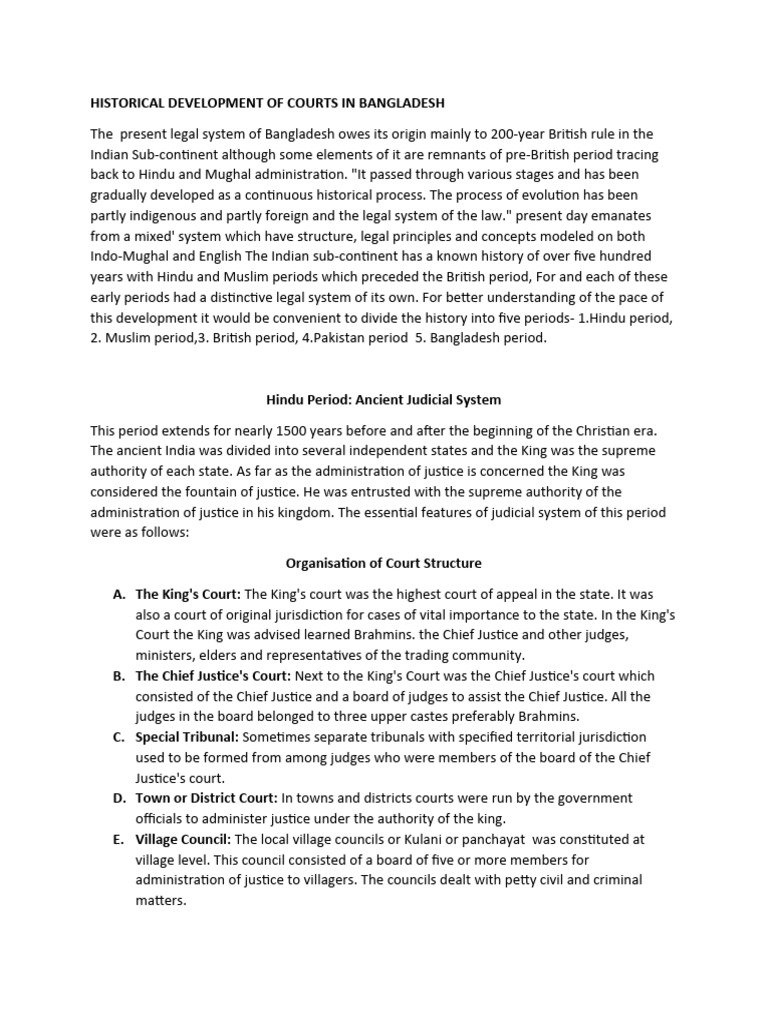 Evolution of Bangladesh's Court System | PDF | Judge | Punishments