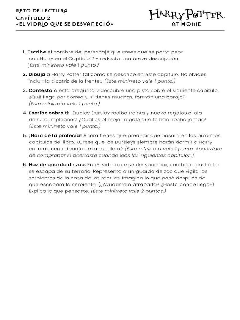 Reto Lector Cap 2 | PDF