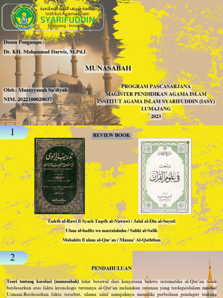 Muzayyanah Sa'diyah | PDF