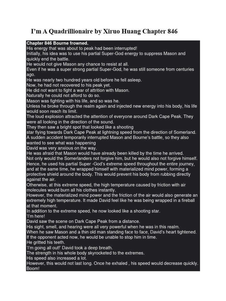 Quadrillionaire 846-850 | PDF