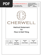 WORKS METHOD STATEMENT Ceiling Works | PDF | Ceiling | Wall