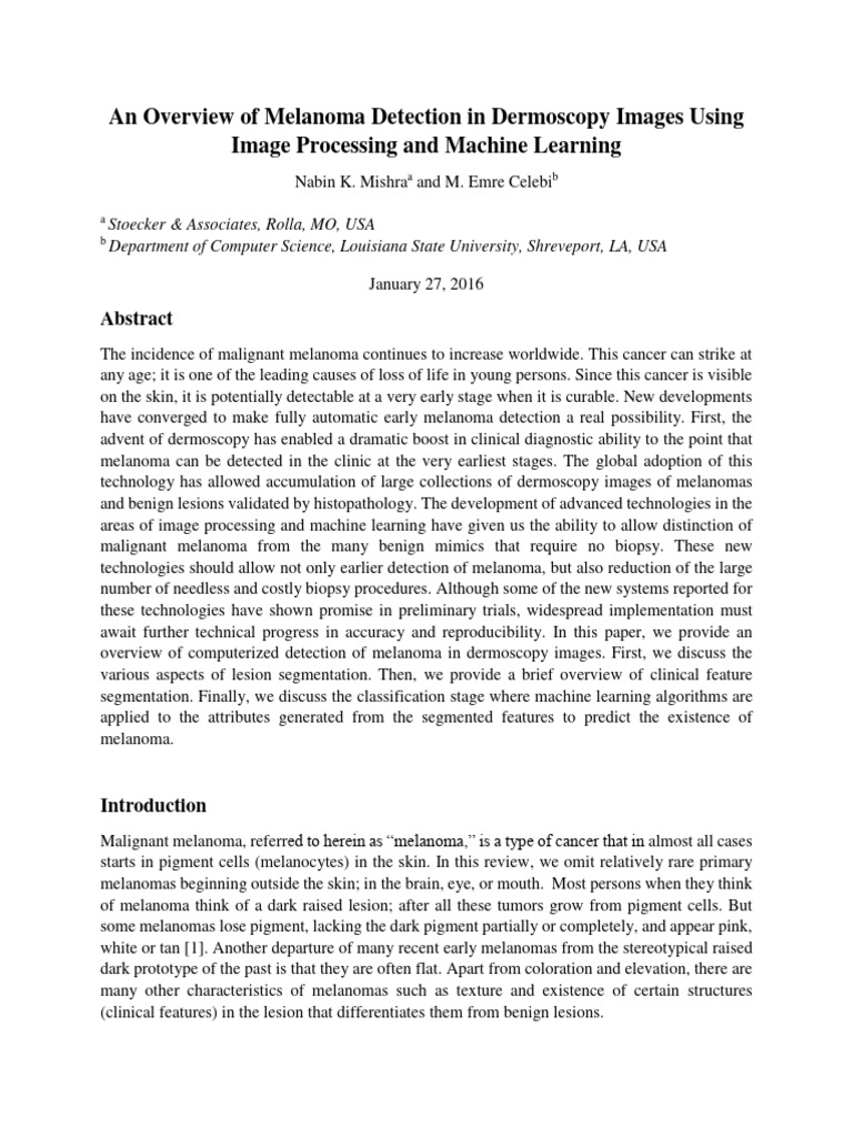 paper1 | PDF | Image Segmentation | Statistical Classification