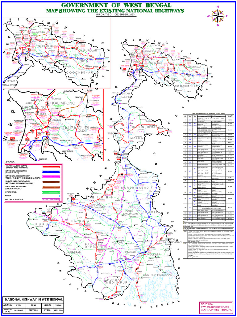 Ex. NH Map of West Bengal R-12 (10.01 | PDF